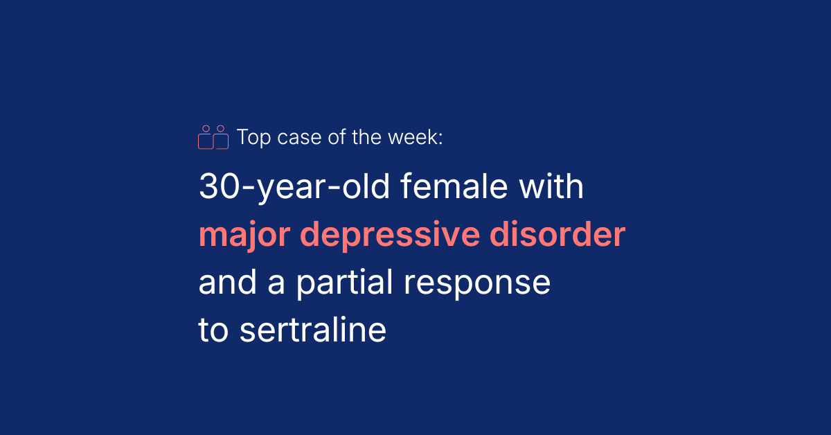 Treating partial response in major depressive disorder