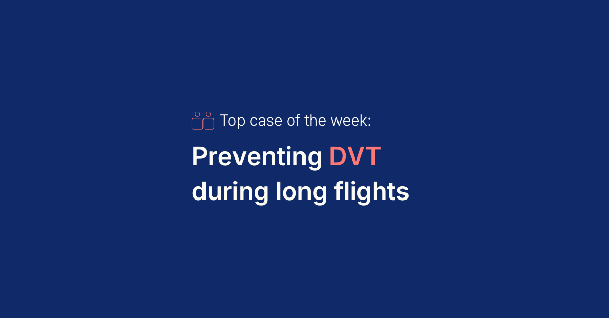 Mitigating DVT risk on long flights: What clinicians recommend